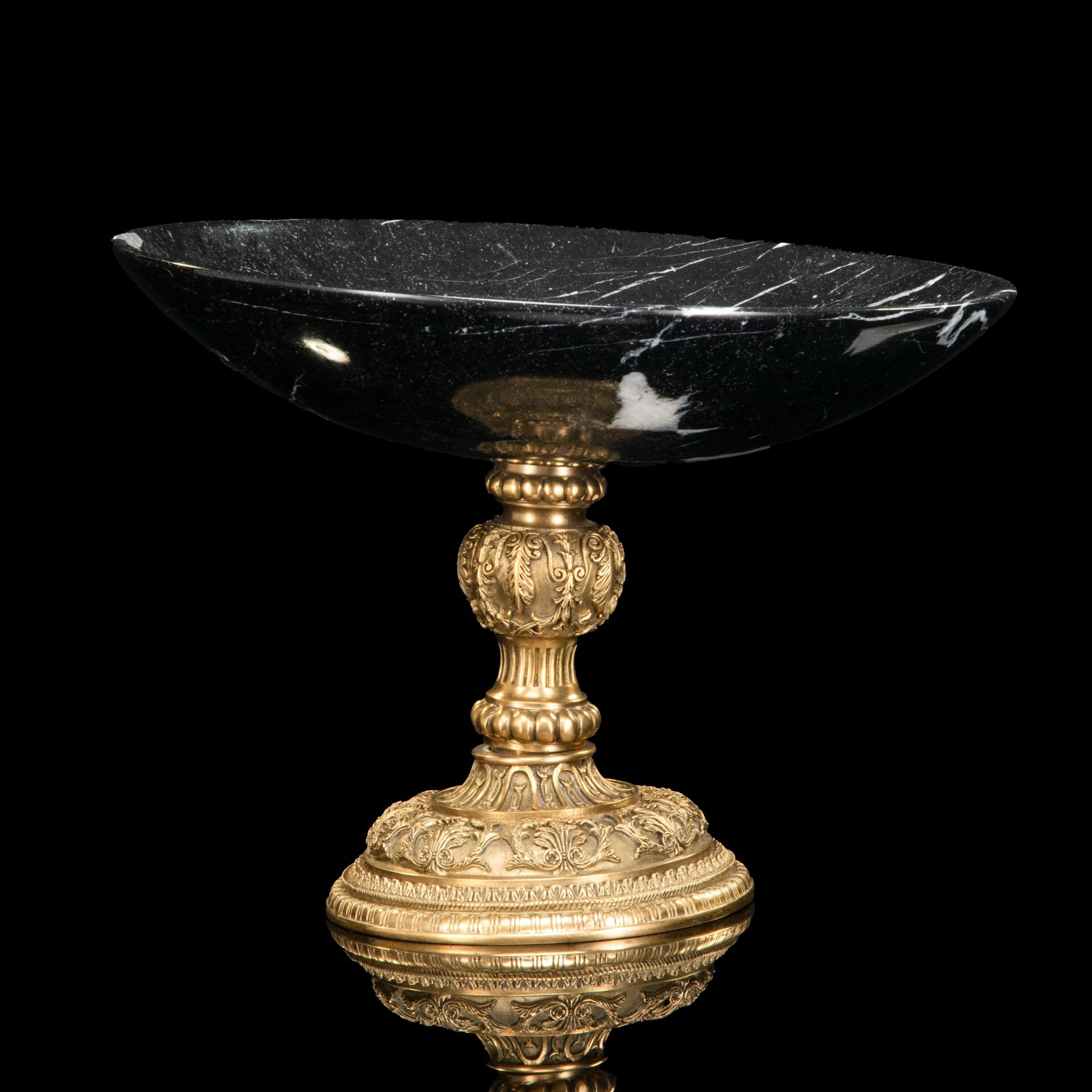 Фруктовница в стиле Ампир, бронза, камень, Российская Федерация, 1990-2010 гг.