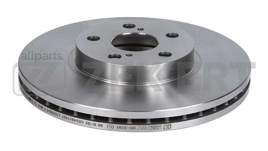 ZEKKERT BS-5397 Диск торм. перед. Toyota Avensis (T250) 03-