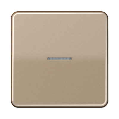 Клавиша с линзой Jung CD 500, скрытый монтаж, бронзовый, CD590KO5GB
