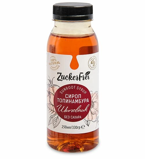Сироп Топинамбура натуральный (шиповник) без сахара 250мл GL-03/10 113-85920