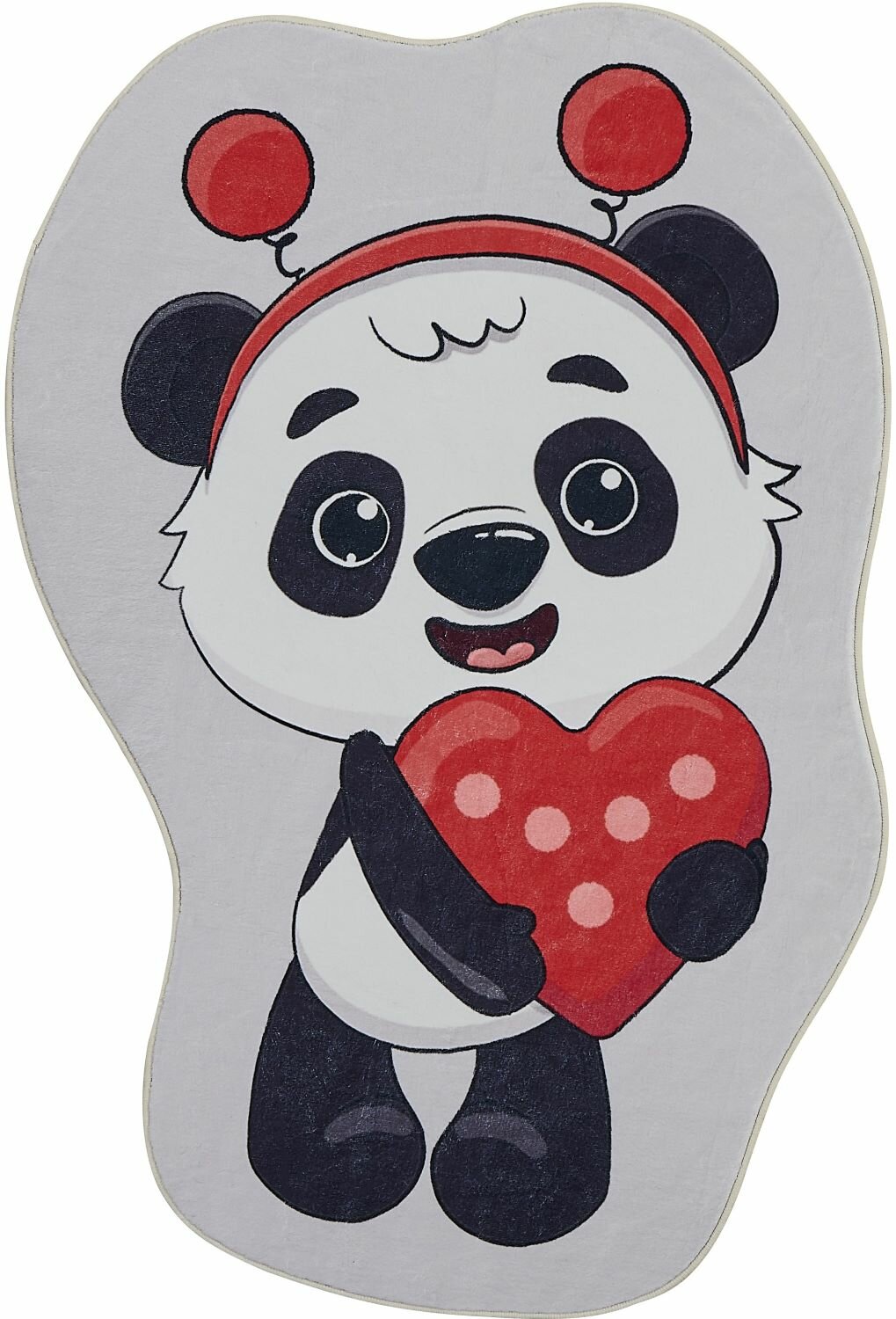 Коврик детский принтованный Kindora VA-10 "Очаровательная малышка панда" 70x100см