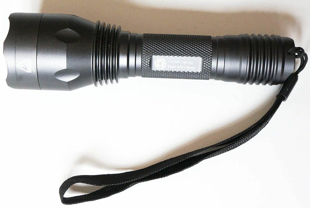 Ультрафиолетовый фонарь UV-Tech Light 9WX1 395nm комплект Standart Plus