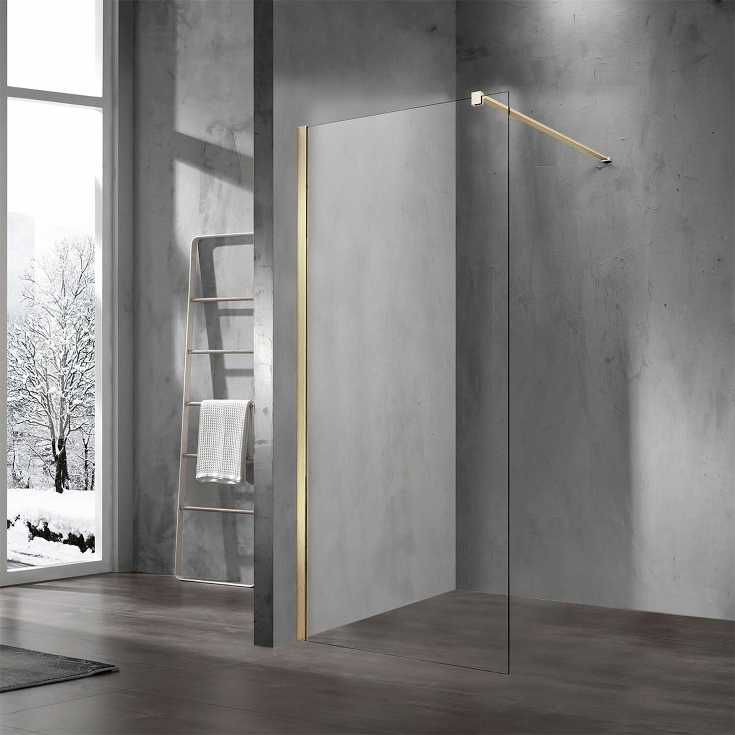 Душевая перегородка Vincea (Винчея) Walk-In VSW-1H120CLG 120х200 стекло прозрачное