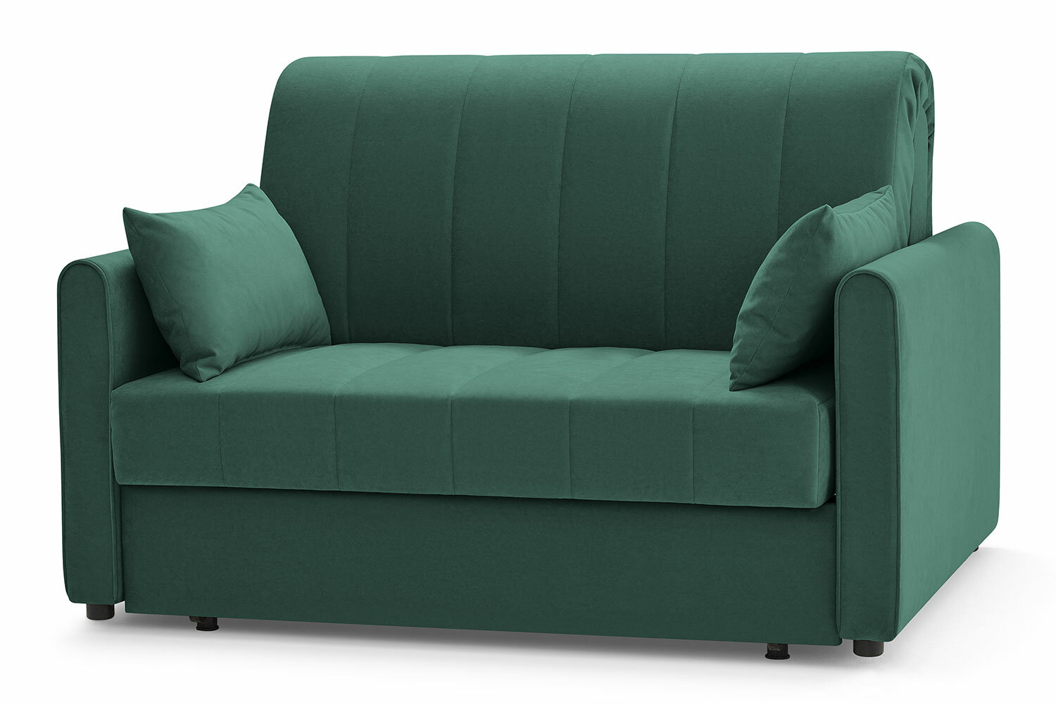 Диван-кровать DREAMART Палермо, 140х94х105 см, механизм аккордеон, цвет изумрудный