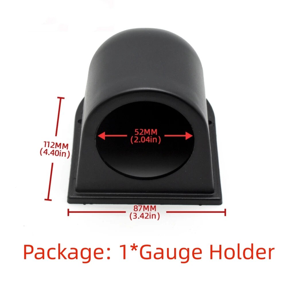 52 мм тахометр об/мин, повышающая температура воды, температура масла, давление масла, датчик температуры выхлопных газов, вольтметр, ЖК-цифровой дисплей, 7 цветов, автомобильный датчик Gauge Cup