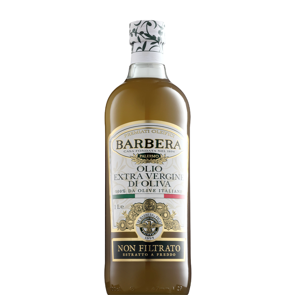 1000 мл Оливковое масло Barbera Italiano Extra Virgin нефильтрованное