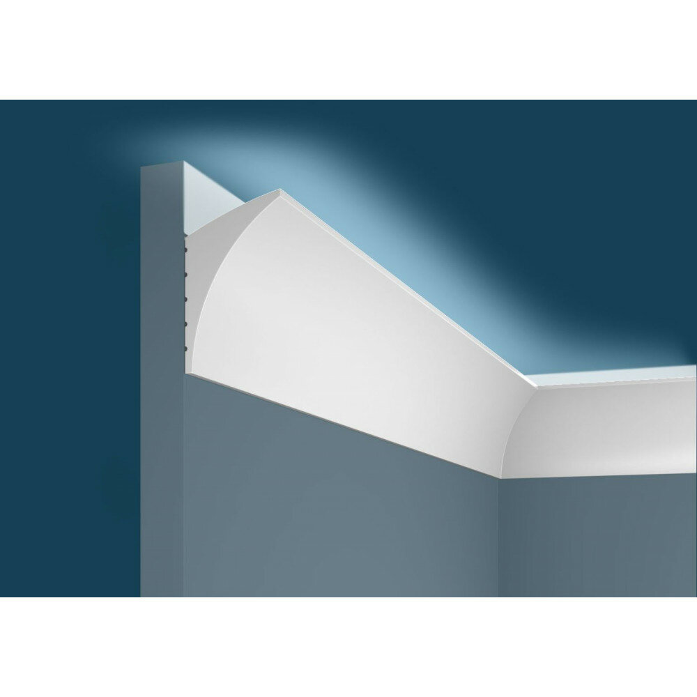Карниз для Скрытого Освещения Cosca Экополимер KX007 В70хШ42хД2000 мм / Коска.
