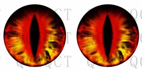 Стеклянные глаза для кукол 6/8/10/12 мм набор из 20 пар Красный, 22, 8mm