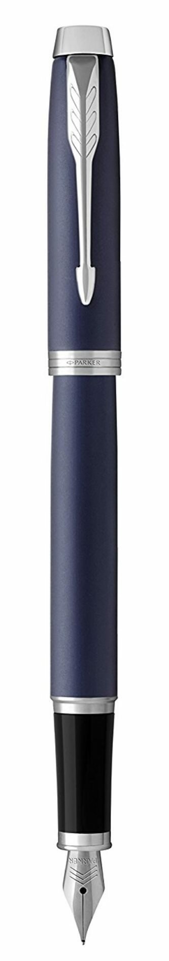 Ручка перьевая Parker "IM Matte Blue CT" синяя, 0,8мм, подарочная упаковка