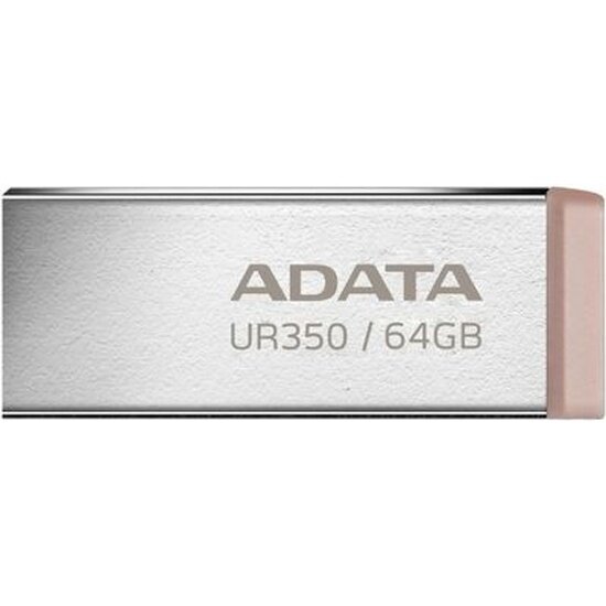 USB флешка Adata 64Gb UR350 silver/brown USB 3.2 Gen 1