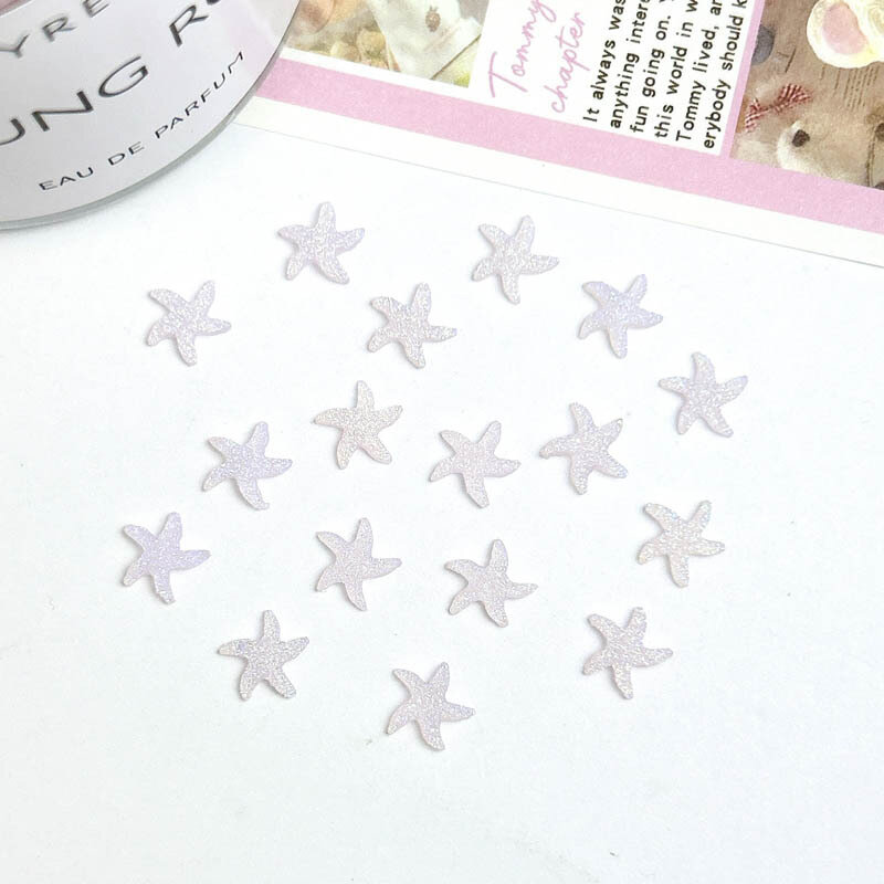 Аксессуары для ногтей "Fresh and Sweet Ocean Fine Flashing Nails", смола, фиолетовые, узор звезды