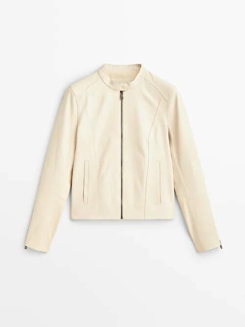 Куртка Massimo Dutti Весна-лето 2023, размер S, бежевый — фото 1