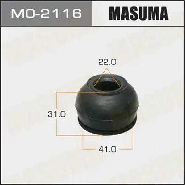 MASUMA MO-2116 (0018205 / 0018206 / 0021631) пыльник шарового шарнира (упаковка 10 шт, за 1 шт)
