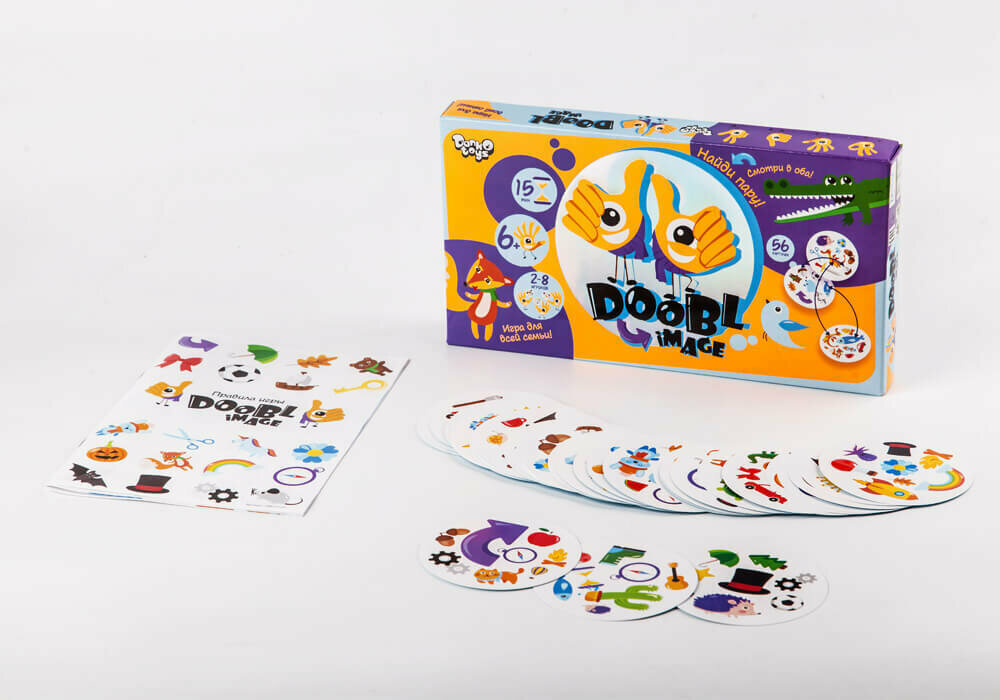 Обучающая игра Danko Toys "Двойная картинка" серии "Doobl Image" (DBI-01-01)