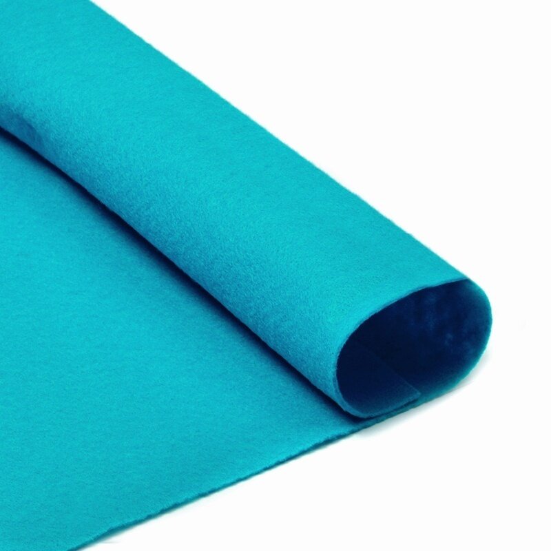 Фетр мягкий IDEAL в рулоне, 1 мм, 100 см, 10 м, цвет 651, бирюза (TBY. FTL-S2.651)
