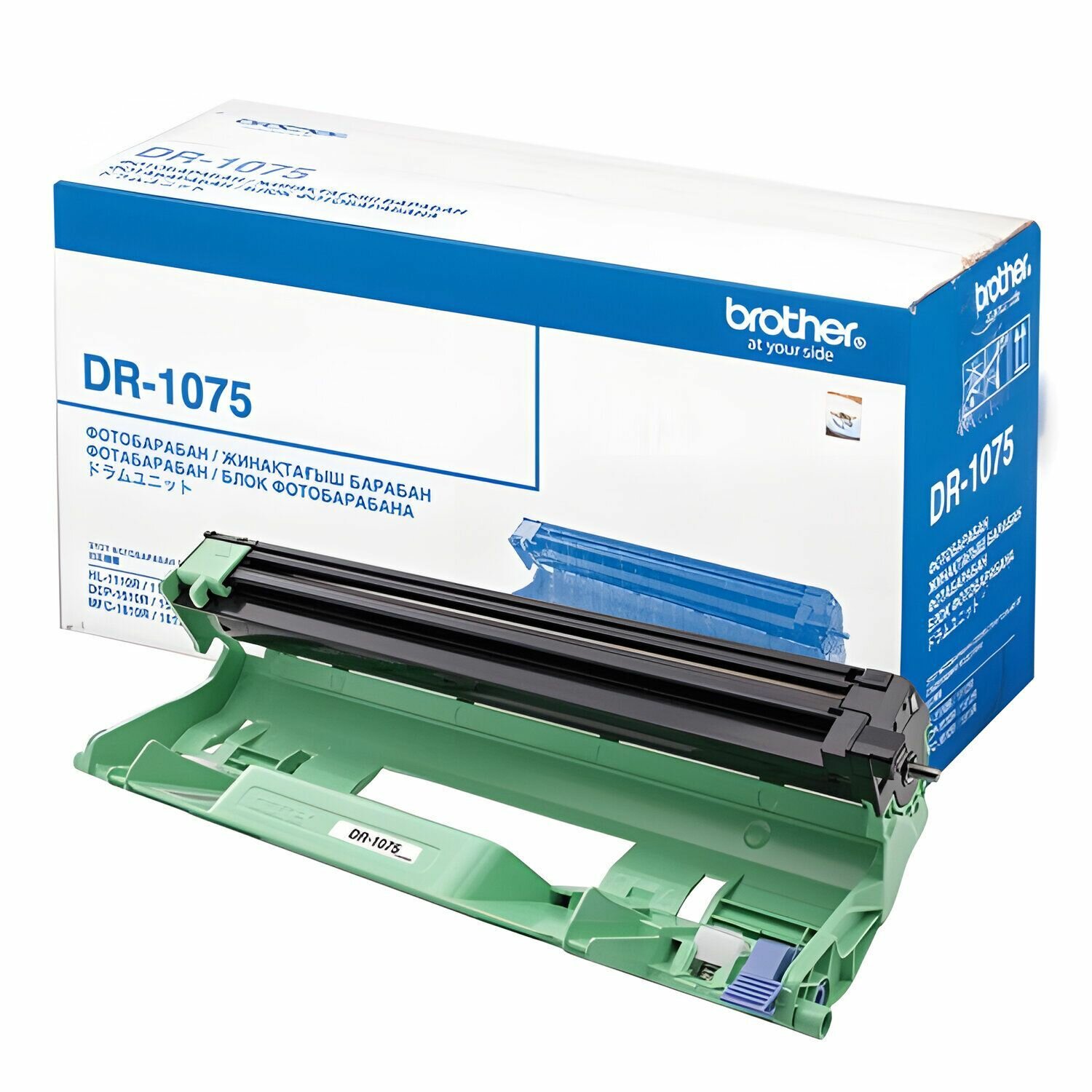 Фотобарабан Brother DR1075, HL-1110R/1112R/DCP-1512R/MFC-1815R и другие, оригинальный, ресурс 10000 страниц