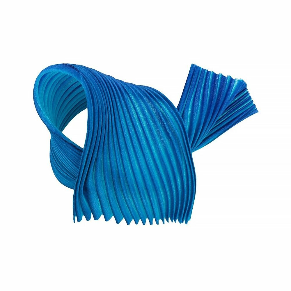 Декоративная лента Floranta "Shibori", 120 мм, 20 см, №52, сине-голубая