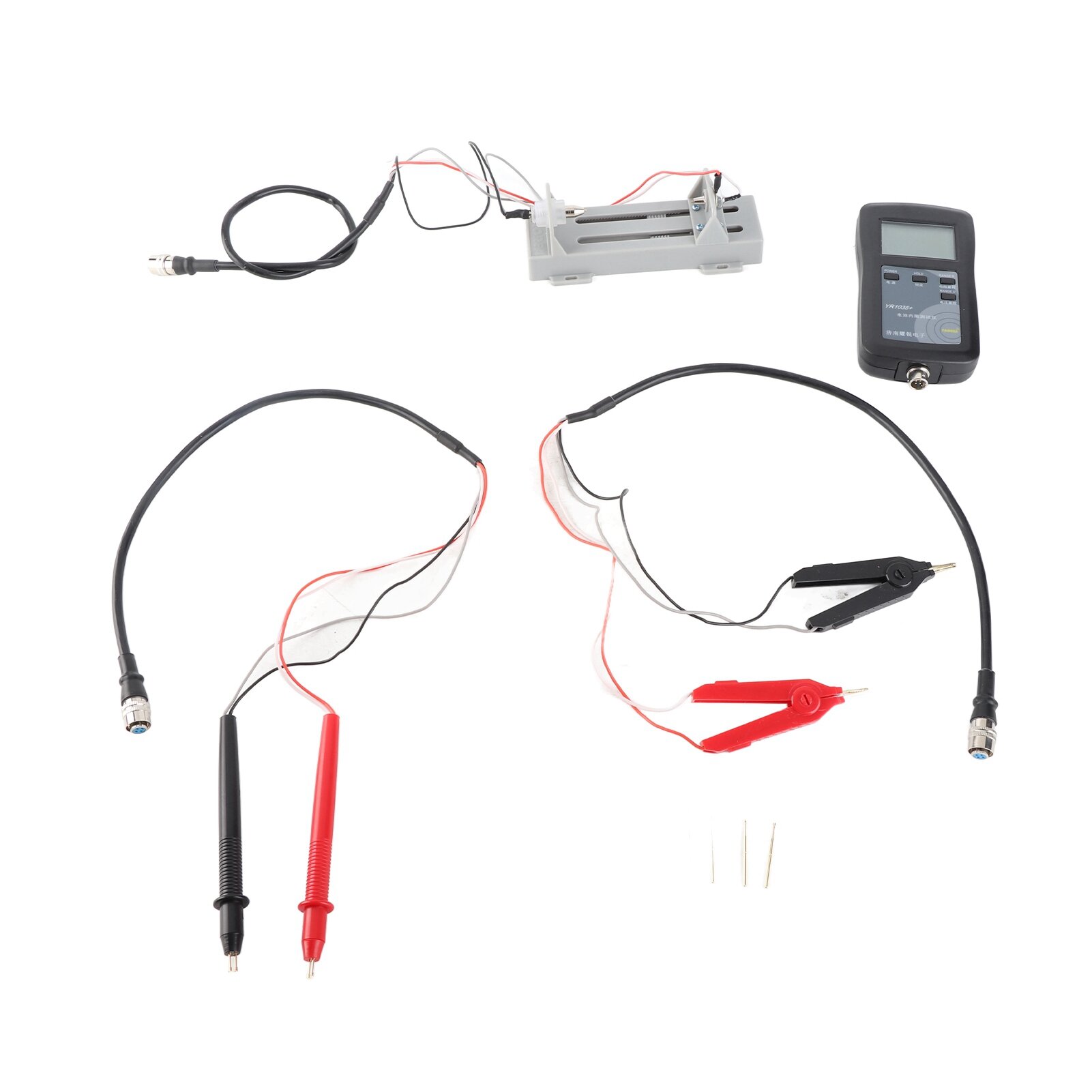 Портативный высокоточный 4-проводной тестер внутреннего сопротивления батарей (плумбиевая кислота, литий-ионные и литий-полимерные батареи).