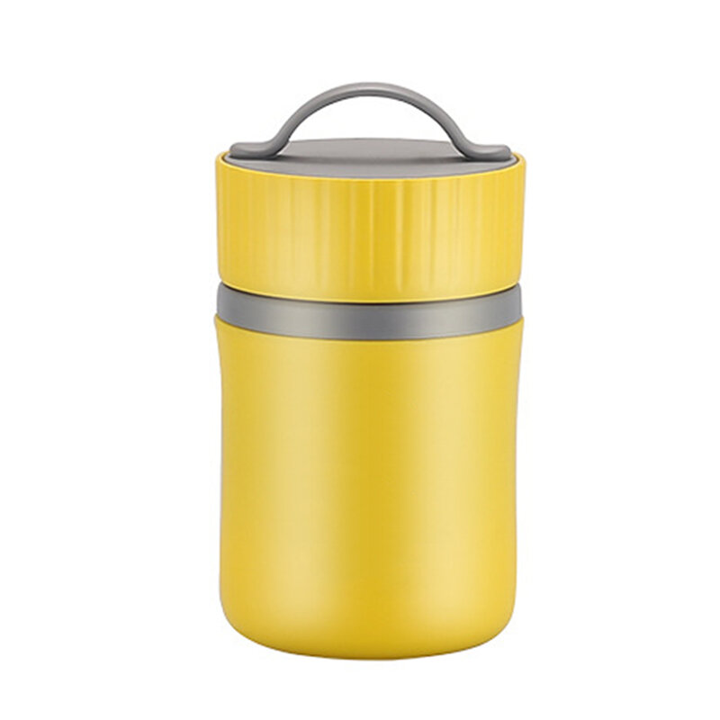 Изолированная суповая чашка из нержавеющей стали 304, 580 мл, с двойными стенками, герметичная, идеально подходит для каши, молока, завтрака, ланч-бокса в подарок