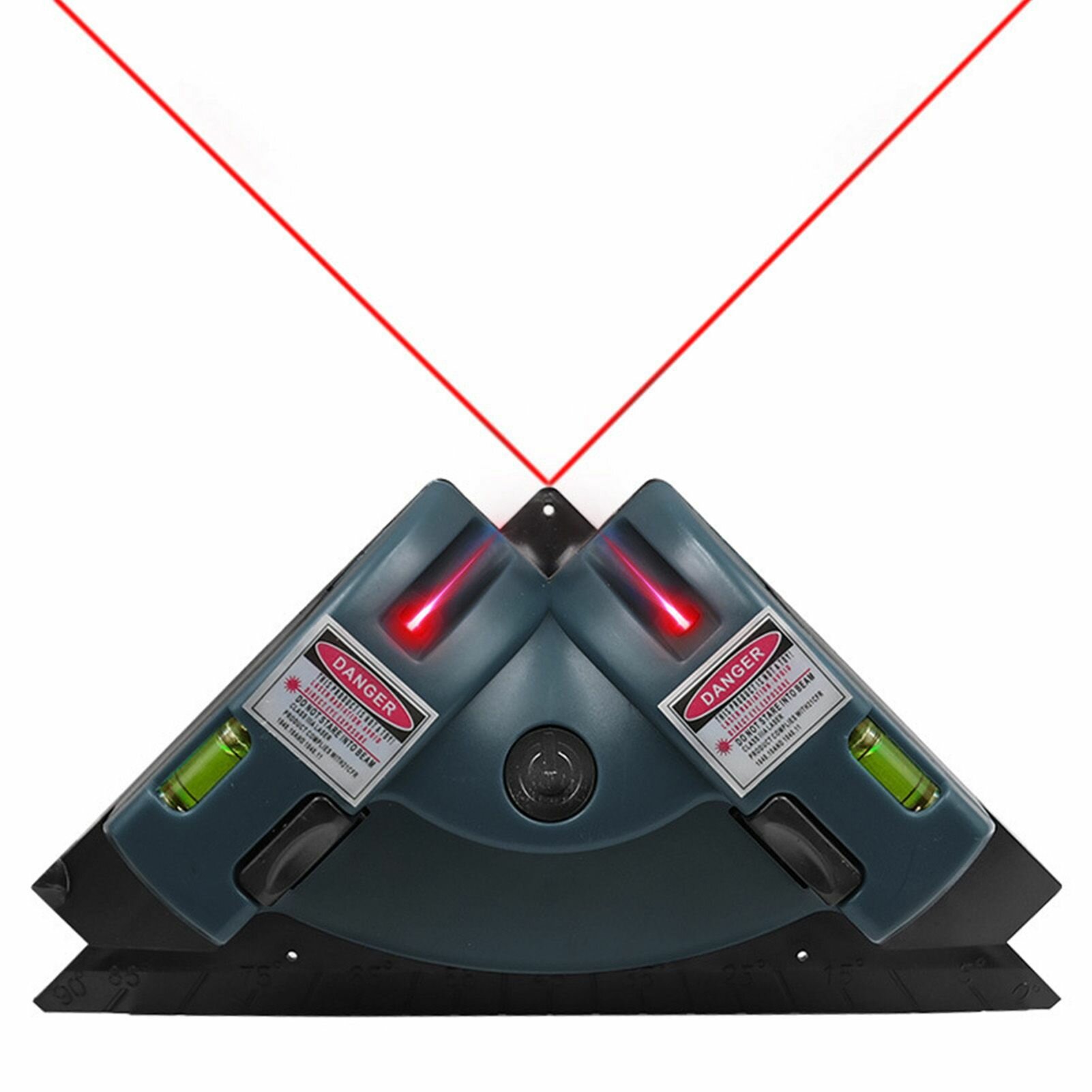 Лазерный уровень с угловым проекционным устройством, пластиковый корпус, для строительства и монтажа