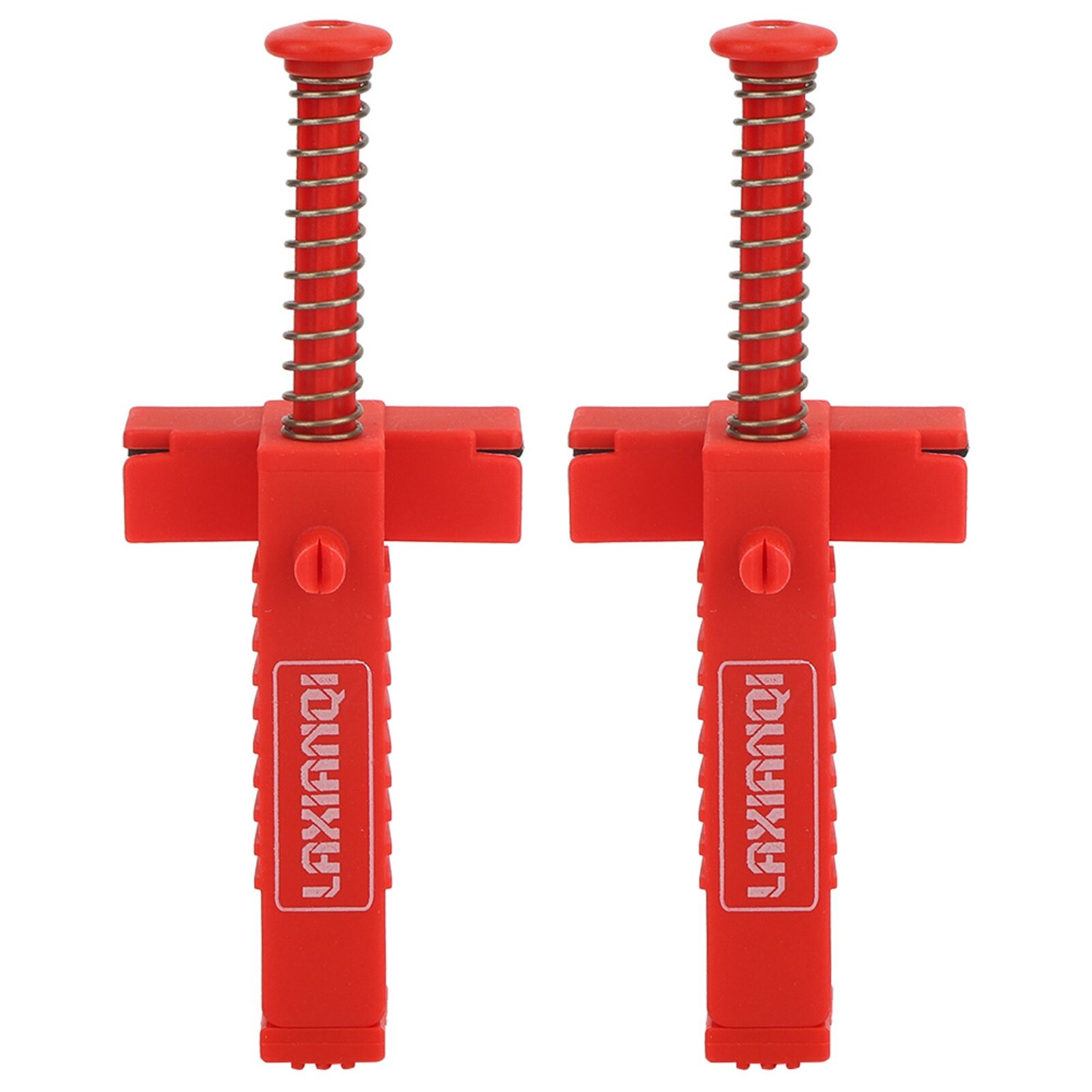 2PCs Brick Liner Plumber Tools Leveling Measuring Tool Hardware Accessory Red PlasticRed Brickwork Line Puller