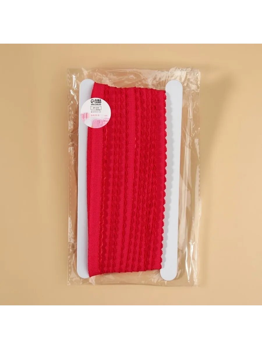 Эластичная резинка с ажурным краем, 10 мм