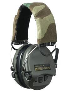 Наушники активные Sordin MSA Supreme Pro-X Green, SNR 25dB/NRR 19dB, вход AUX 3,5мм, 2хAAA, камуфляж/хаки, IP67, 332г