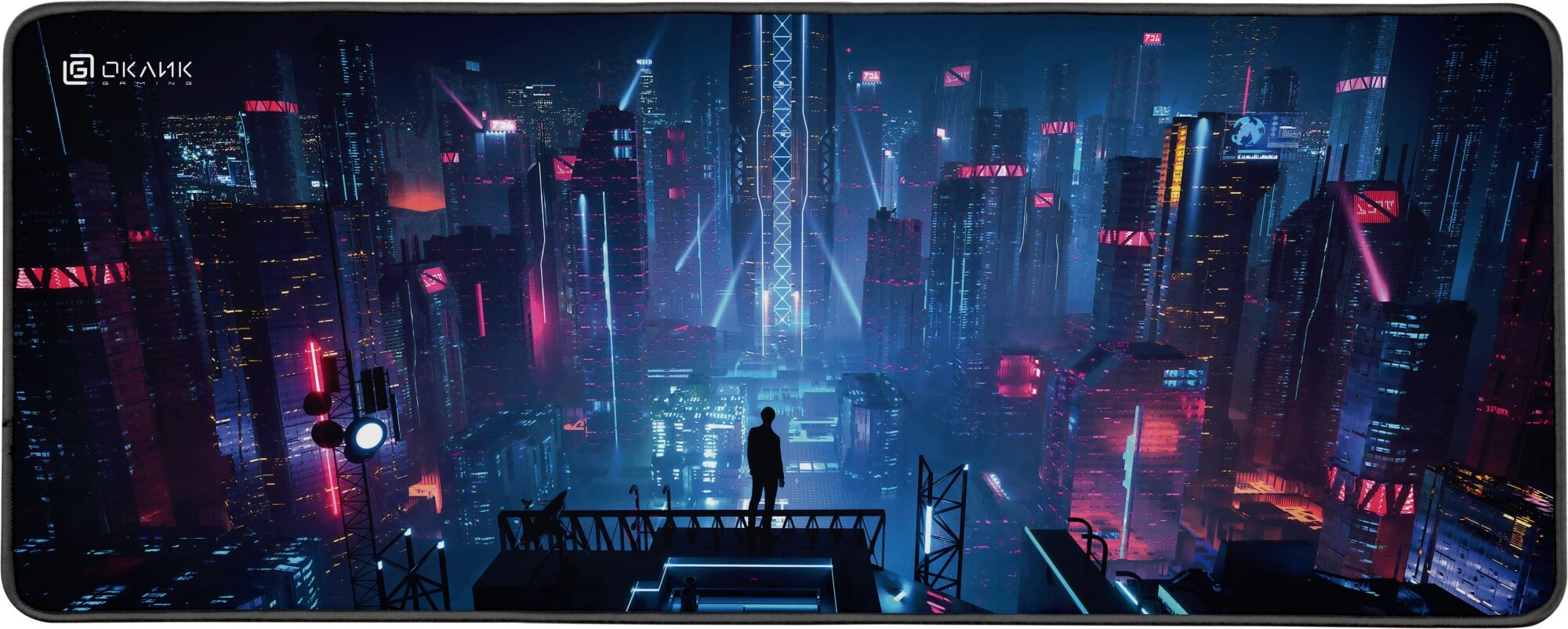 OK-T1000CP / Коврик для мыши Oklick OK-T1000CP (XL) рисунок, ткань, 1000х400х2мм