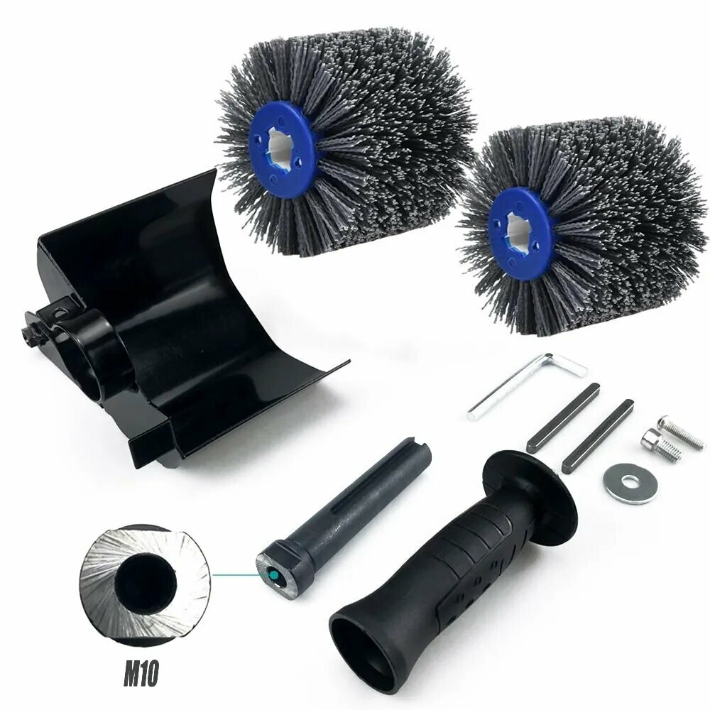 Комплект насадок Xline, для УШМ/болгарки, браширование, шлифование, полировка