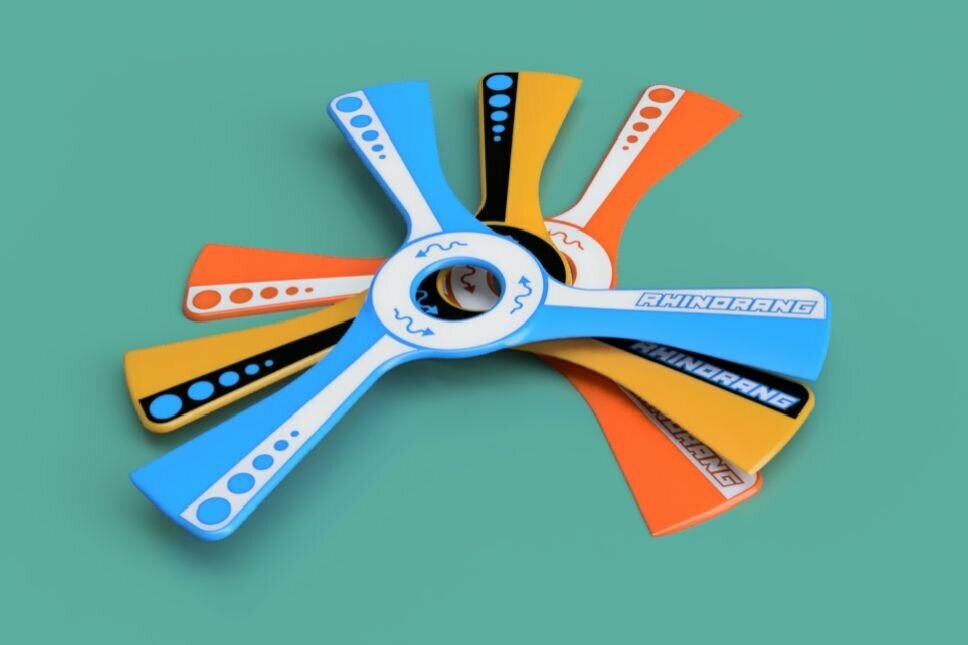 Бумеранг трехлистный, цвет Оранжевый