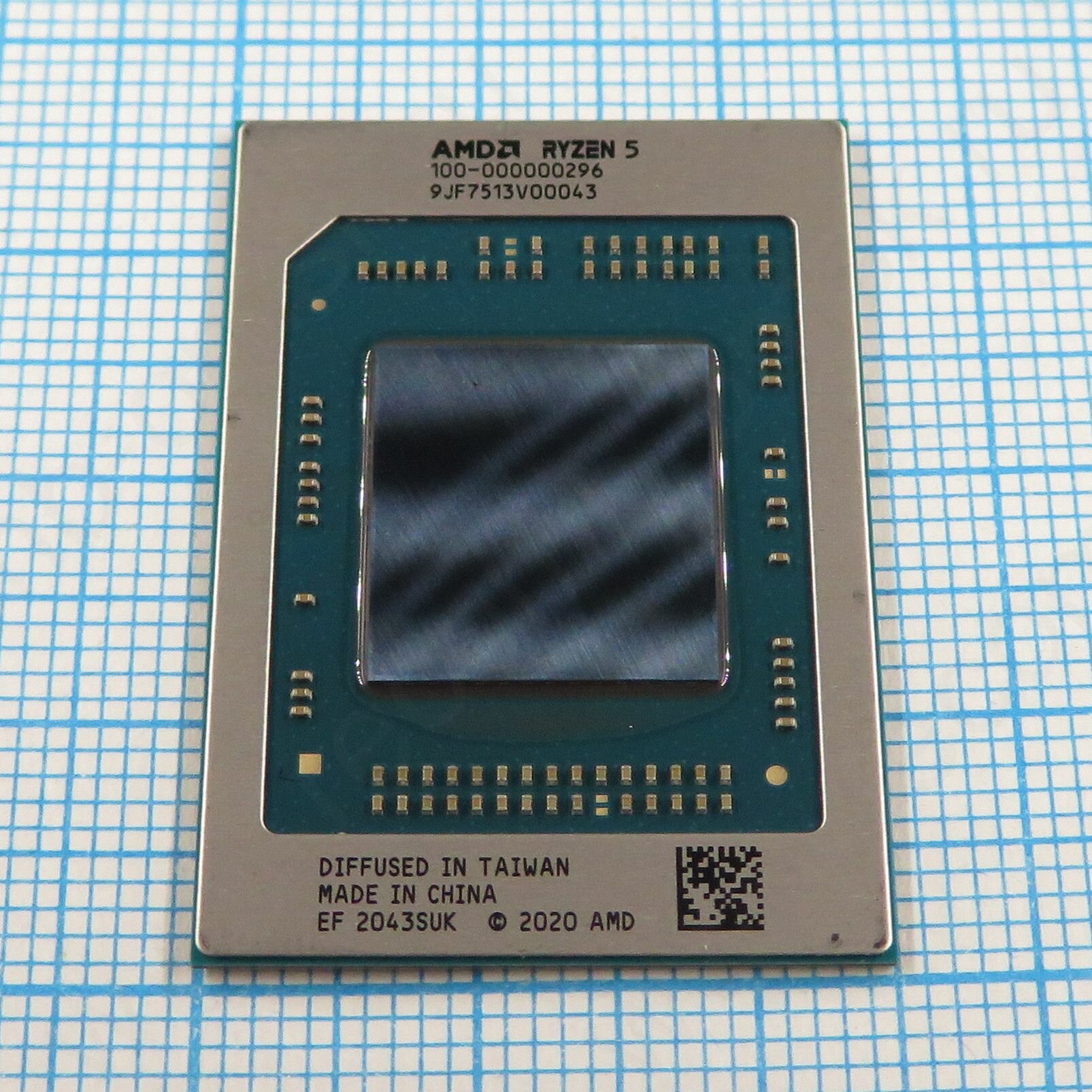 100-000000296 Ryzen 5 5600H Cezanne BGA1140 (FP6) - процессор для ноутбука