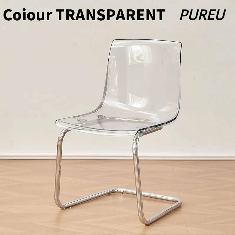 Стул PUREU, прозрачный, акрил, без подлокотников, 51х52х84 см