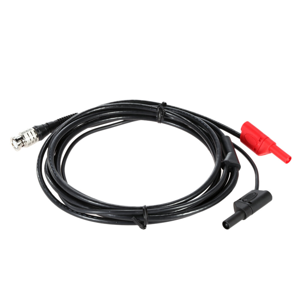 Тестовые провода Hantek HT30A: двойной банановый разъем, BNCадаптер, 3 м, усиленные