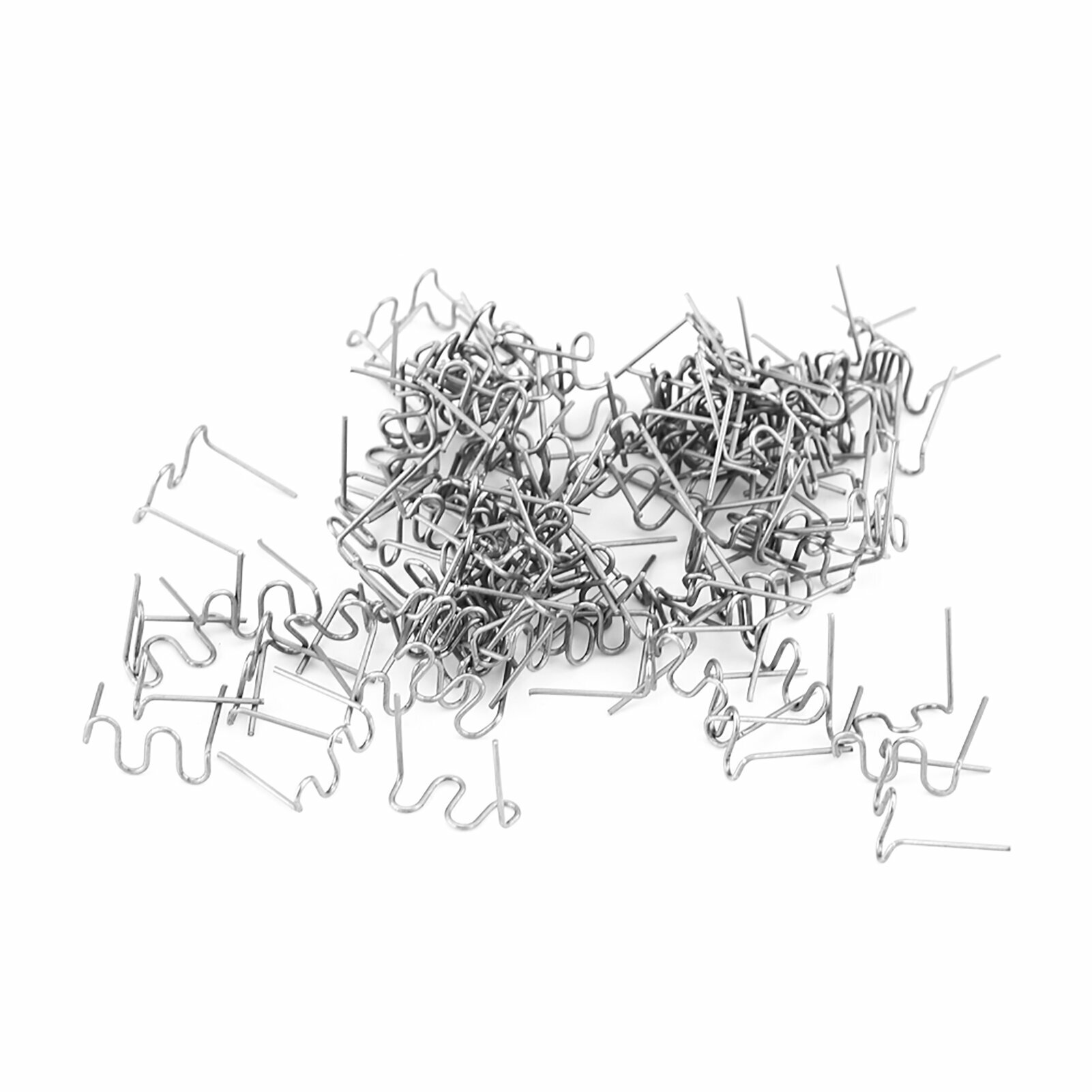 100pcs 0.8mm Auto Bumper Repair Pre Cut Welding Staples Tool Kit "Wave" Style