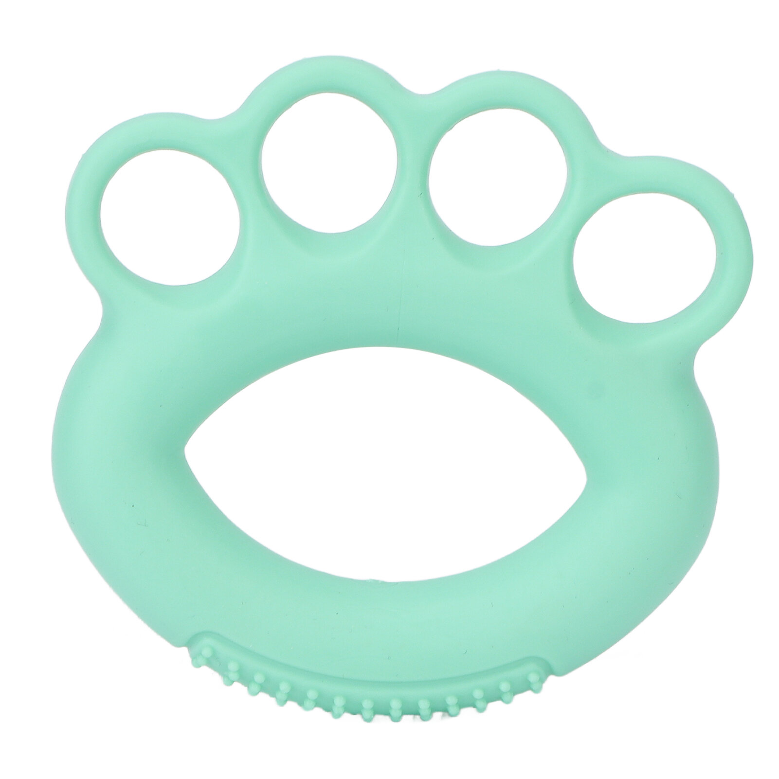 Тренажер для укрепления хвата, снимает судороги в руках, предотвращает скольжение, позволяет тренировать четыре пальца, зеленый, 40 фунтов.