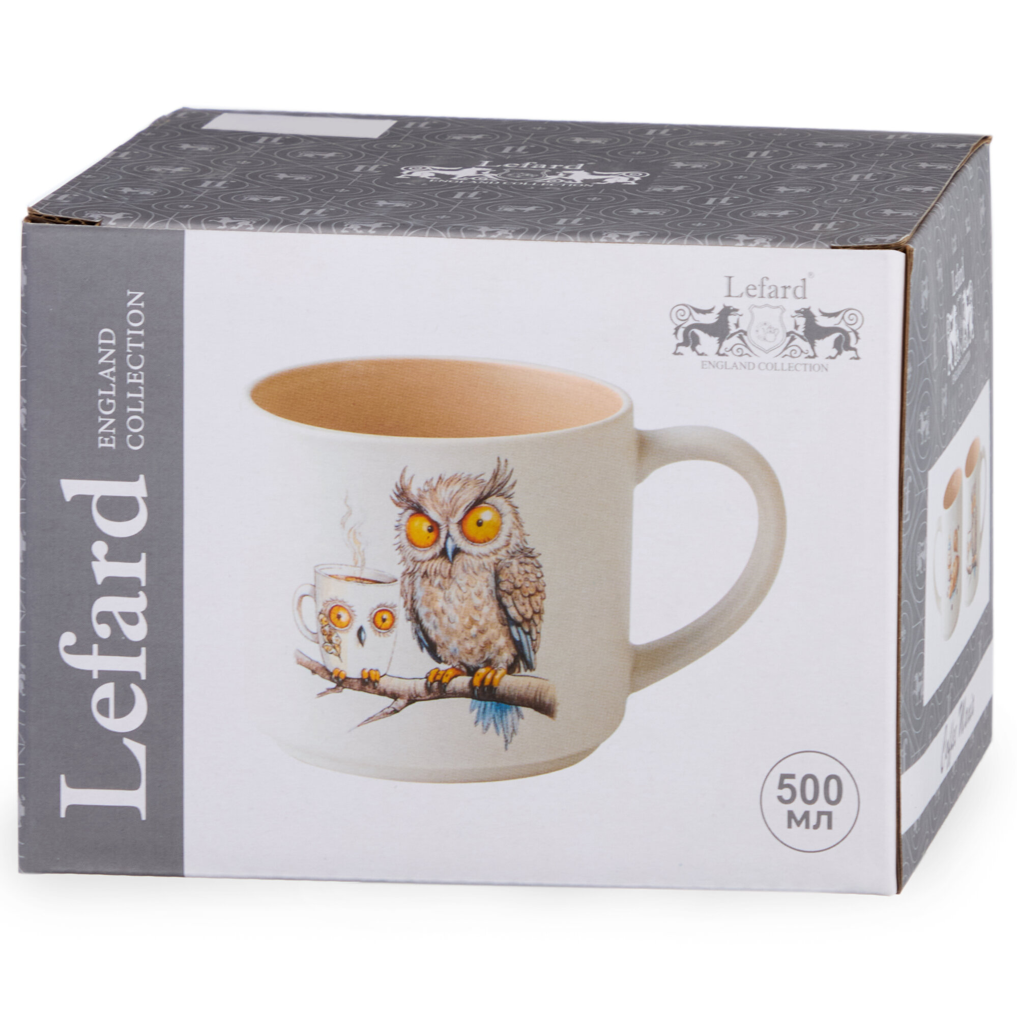 Кружка LEFARD POSTCARD CRAZY COFFEE 500мл фарфор