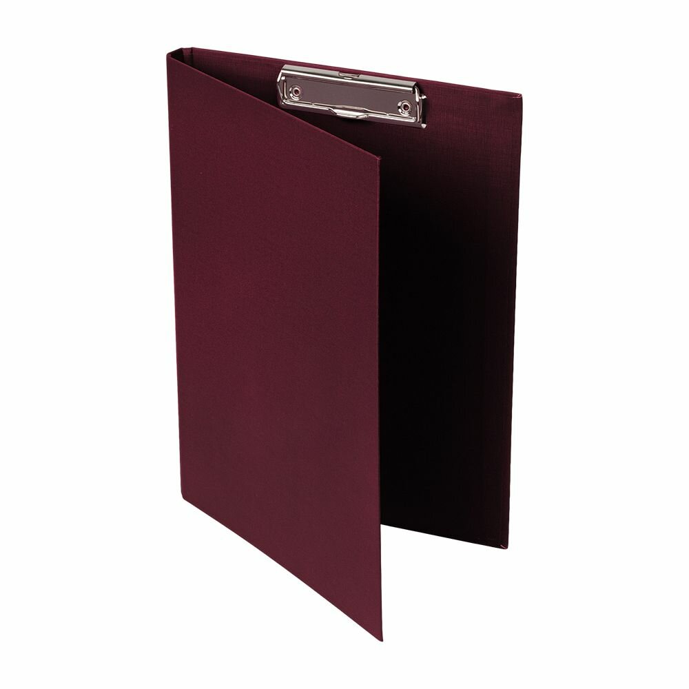 Папка-планшет 25 шт. "Expert Complete" Classic PVC с крышкой металлический прижим A4 бордовый EC18826