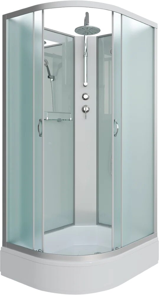 Душевая кабина Niagara Classic NG-33294-14RBKT 120х90 см, без крыши, с тропическим душем
