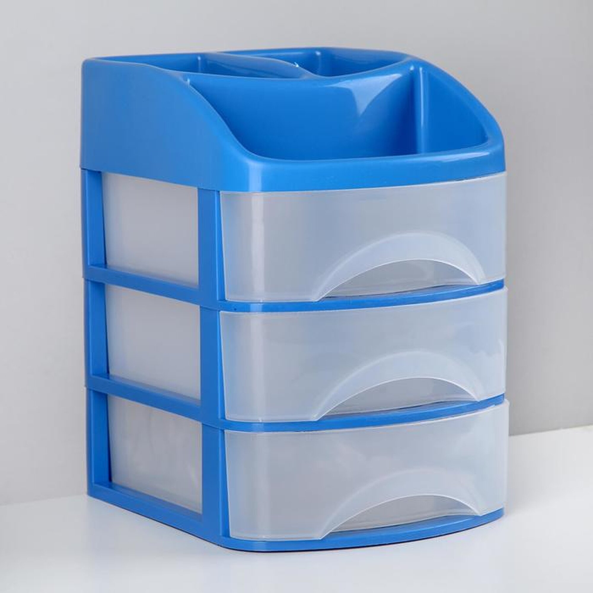 Мини-комод 3-х секционный «Минибокс-3», с дополнительными отделениями, микс