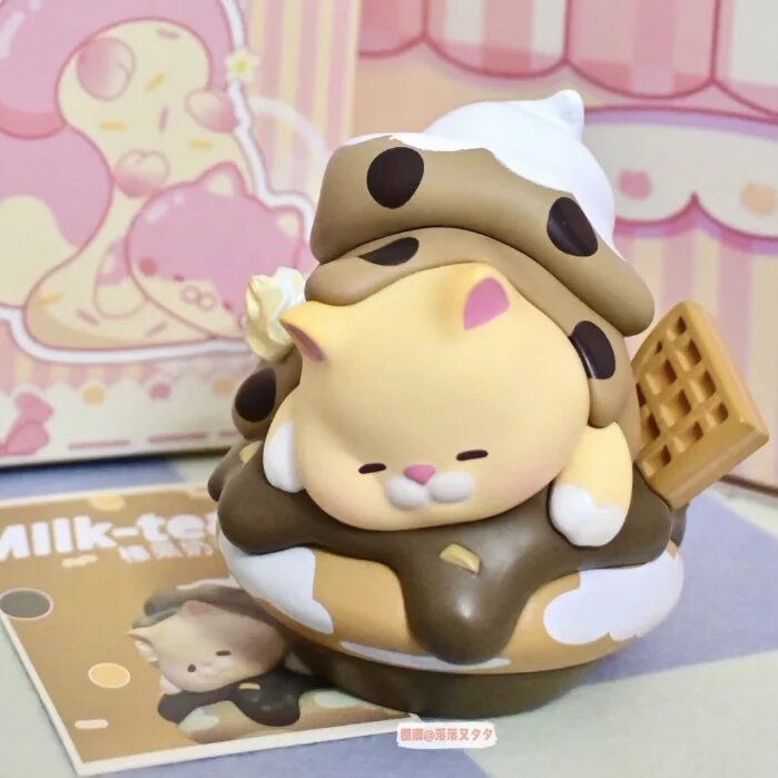 Kawaii Femi Afternoon Tea Dessert Series Фигурки-сюрприз серый