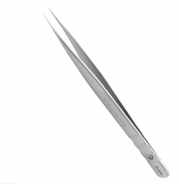 Пинцет Staleks TE-41/10 проф. для ресниц эксперт EXPERT 41 ТИП TYPE 10 (Прямой)
