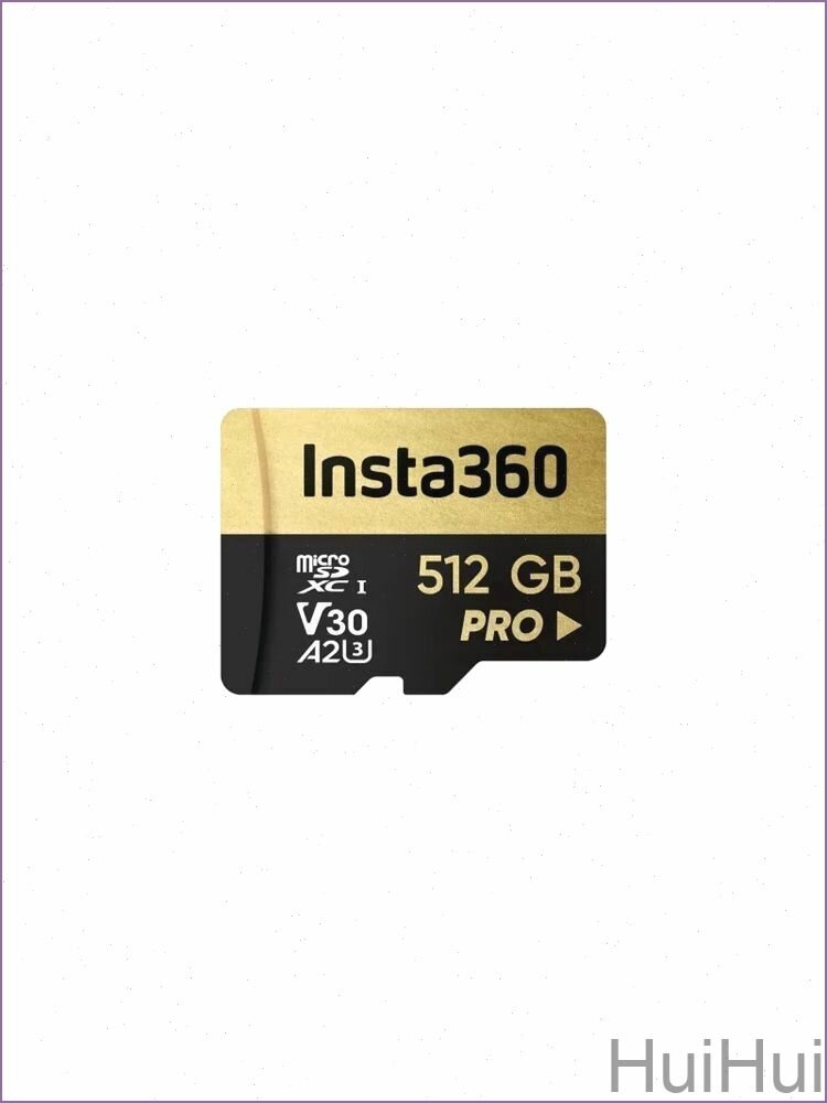 Эксклюзивная карта памяти MicroSD XC от Insta360 совместима с продуктами серий Insta 360 X4, X3, ONE, X2 и RS. 512GB, обеспечивает высокую скорость чтения и записи.