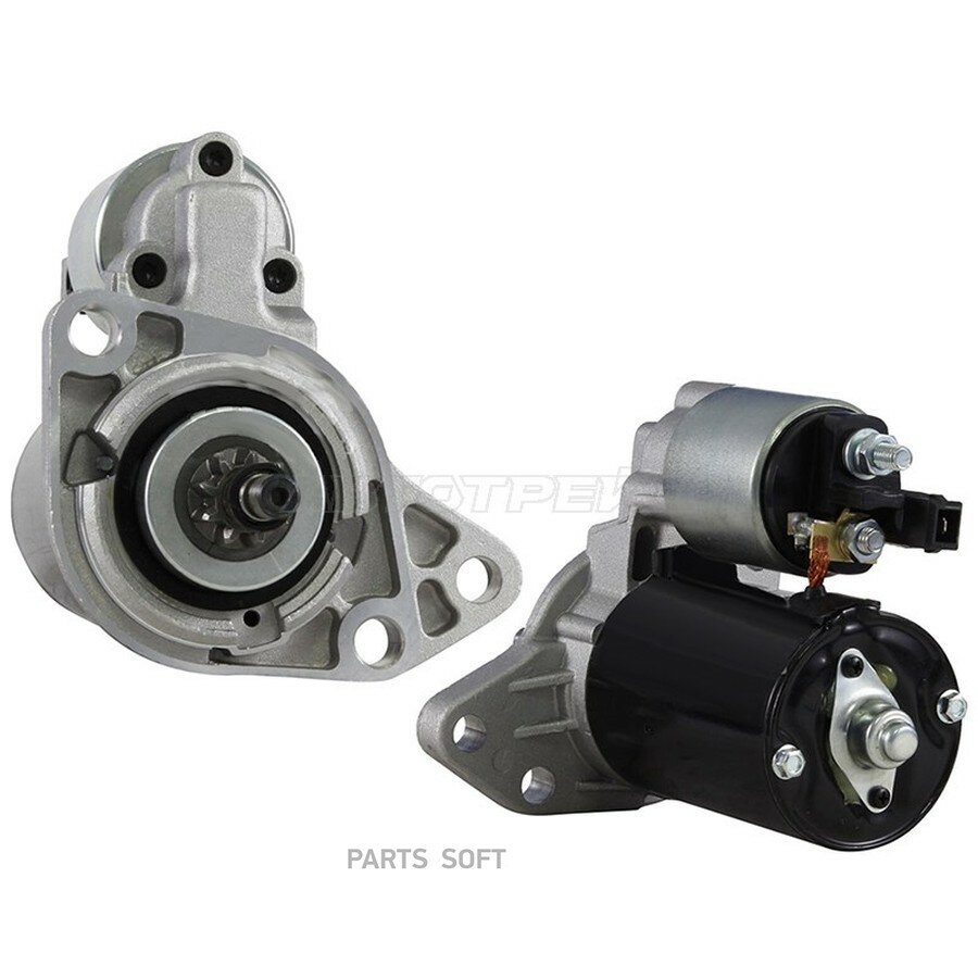 Стартер Audi A3 96-03 / Skoda Octavia 96-10 (1,1 kW/ Z=9/ аналог BOSCH (восст.)) SAT ST-64-0163 | цена за 1 шт