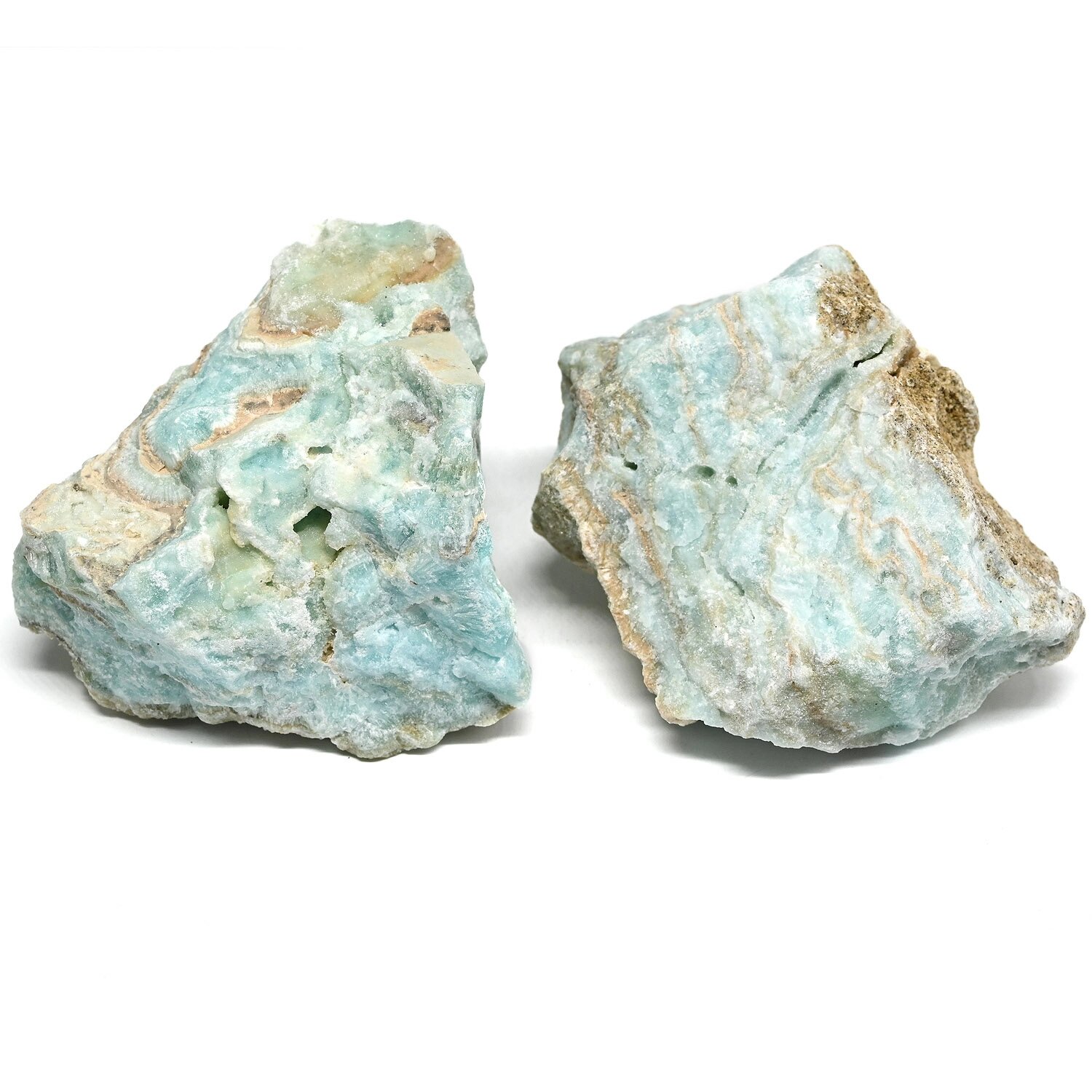 Минерал арагонита голубого 66*54*36мм .