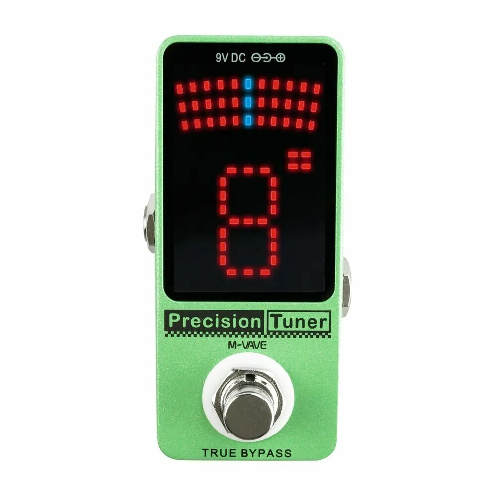 Тюнер для гитары цифровой, M-VAVE Precision Tuner LED