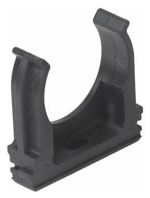 Держатель для труб (10 штук упак.)(клипса) d25мм пластик черн. Ruvinil К01125Ч