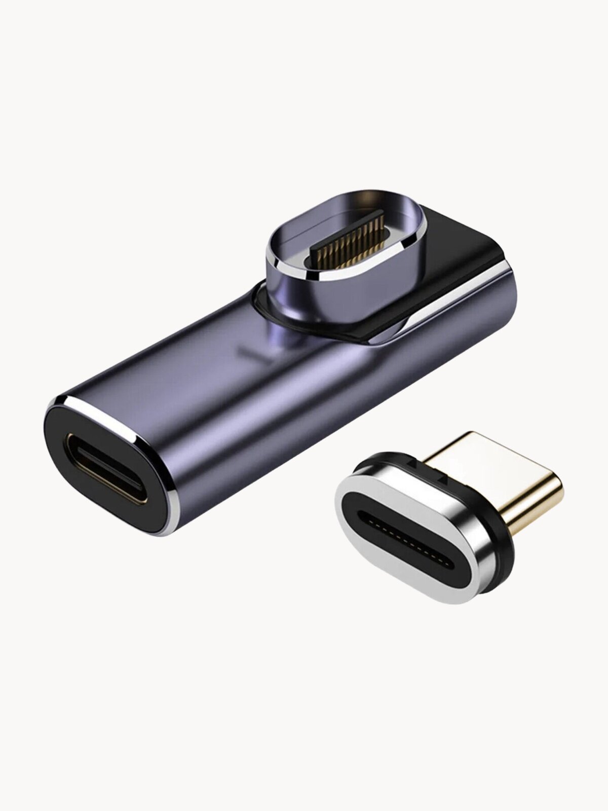 Магнитный адаптер USB-C 4.0, PD100W, 8K/60Hz, 40Gbps, угловой PX/ADP-USB40-MGNT
