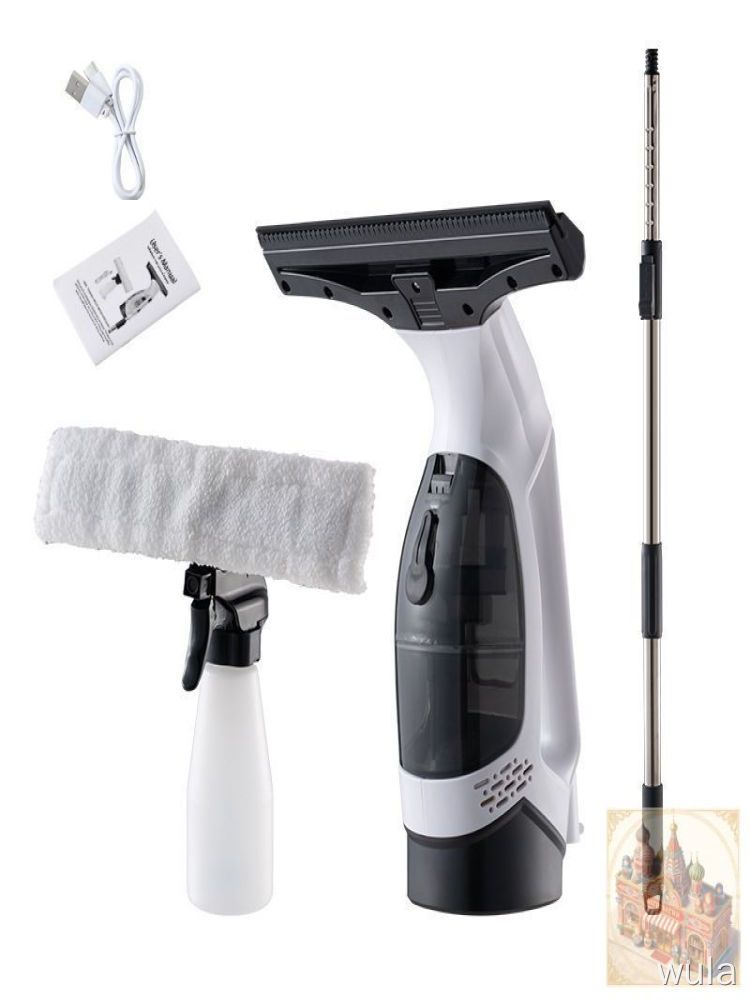 Стеклоочиститель аккумуляторный Karcher WV 1 1.633-601.0, время автономной работы до 25 мин, съемный бак для грязной воды 100 мл
