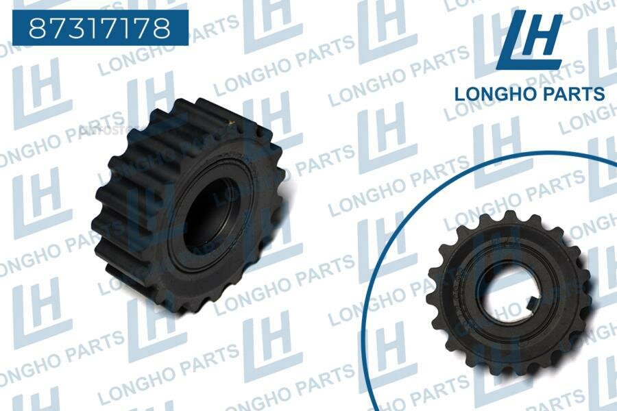 LONGHO 87317178 Шестерня коленвала \ Daewoo Nexia 1.5 SOHс/Lanos 1,3/1,5/Aveo 1.4SO 96352739