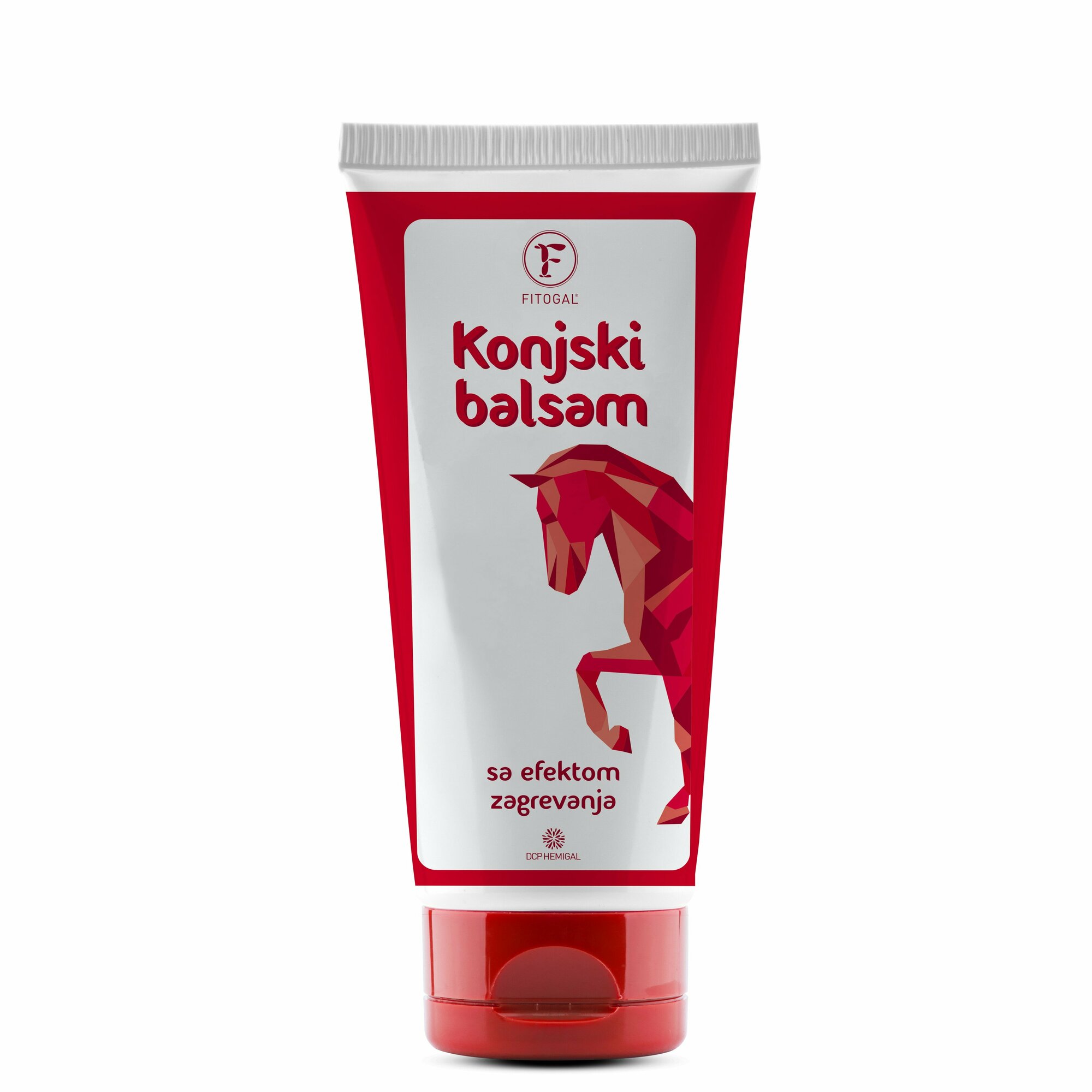 Набор из 3 штук Лошадиный бальзам для тела DCP Fitogal сильный согревающий эффект 100мл